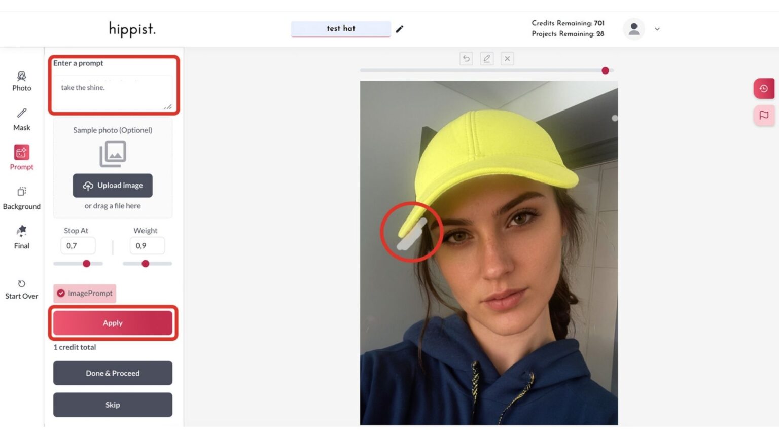 Advanced Editing Tools - hippist AI